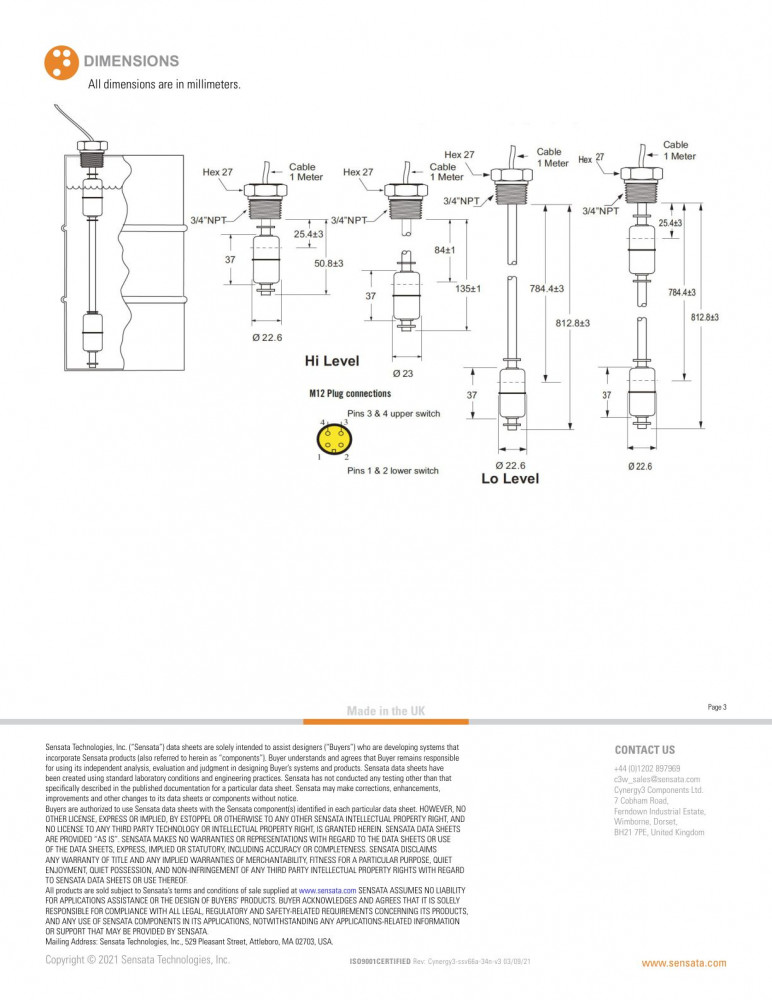 SSV66A24A813E34NP technical document page 3