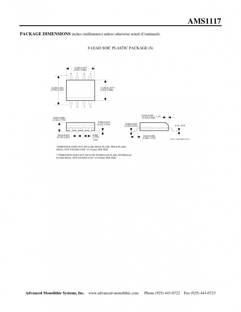 AMS1117-2.5 datasheet page 8