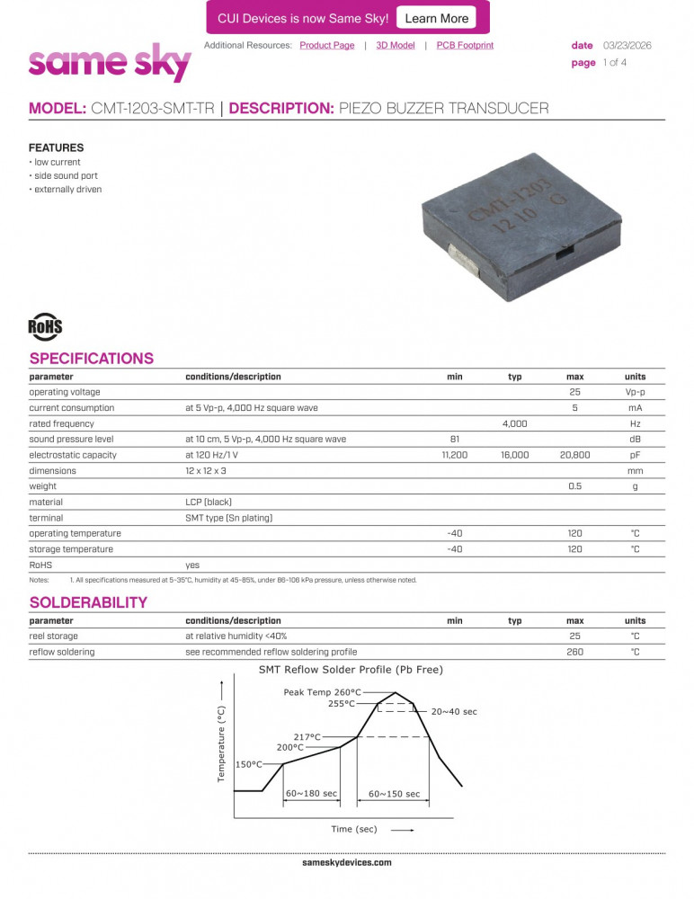 CMT-1203-SMT-TR document page 1