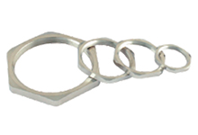 Heavy-Duty Metal Nut, Brass, Nickel Plated, Pg29 Thread for sale