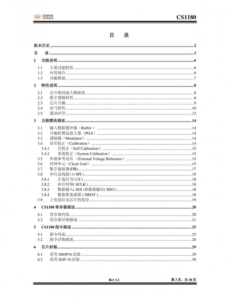 CS1180 user manual page 3
