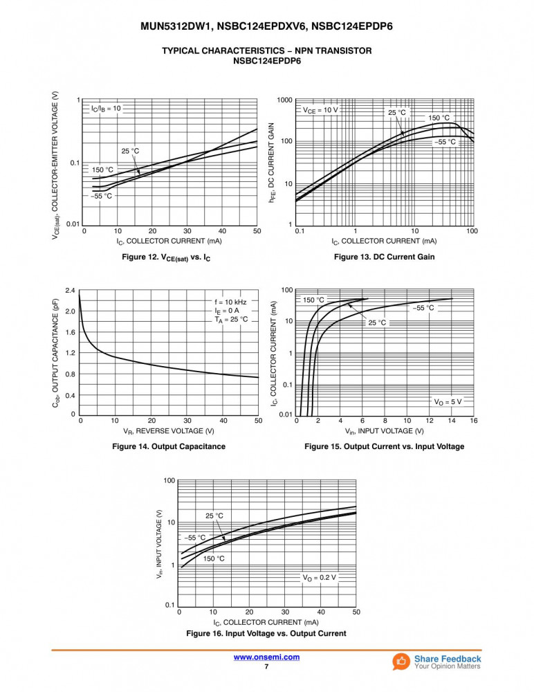 MUN5312DW1 datasheet page 7