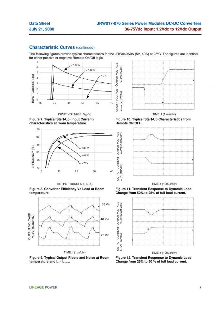 JRW series datasheet page 7