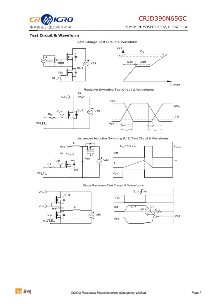 CRJD390N65GC datasheet page 7