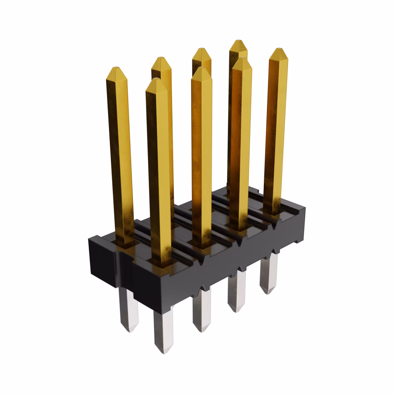 2.00mm Pitch Milli-Grid Header, Vertical, Through Hole, 2 Circuits, 0.76µm Gold (Au) Plating, Mating Pin Length 4.00mm, Tail Length 2.60mm, Tray, Lead-Free