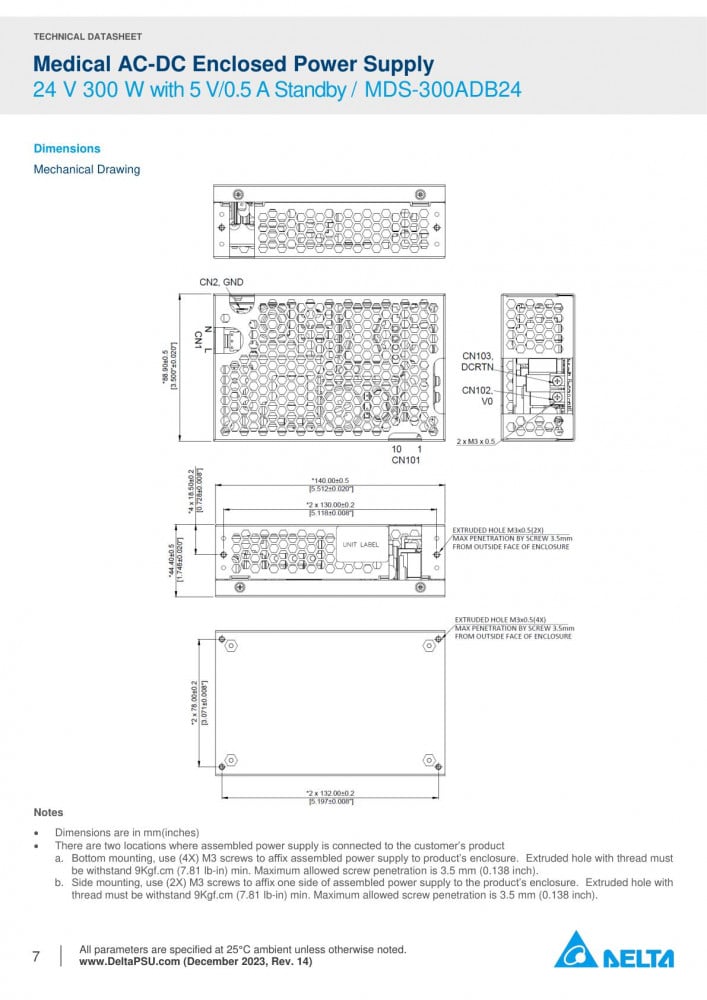 MDS-300ADB24 AA datasheet page 7