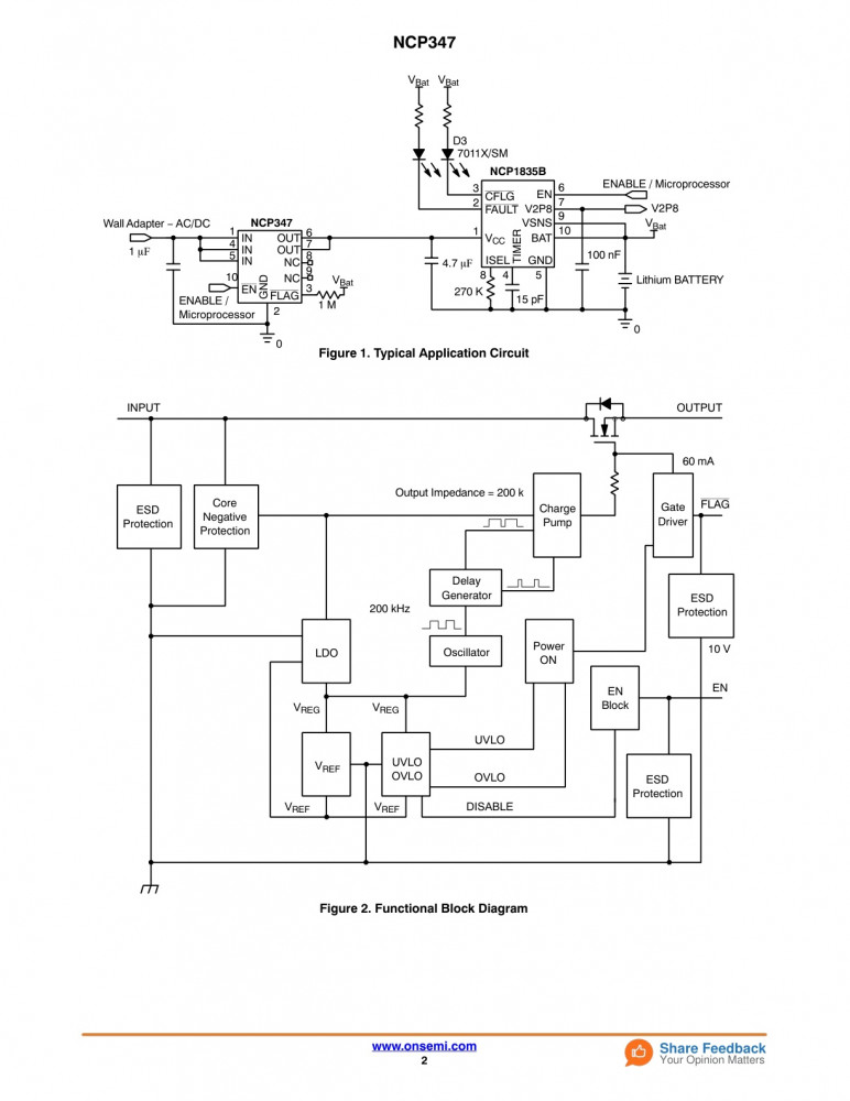 NCP347 datasheet page 2