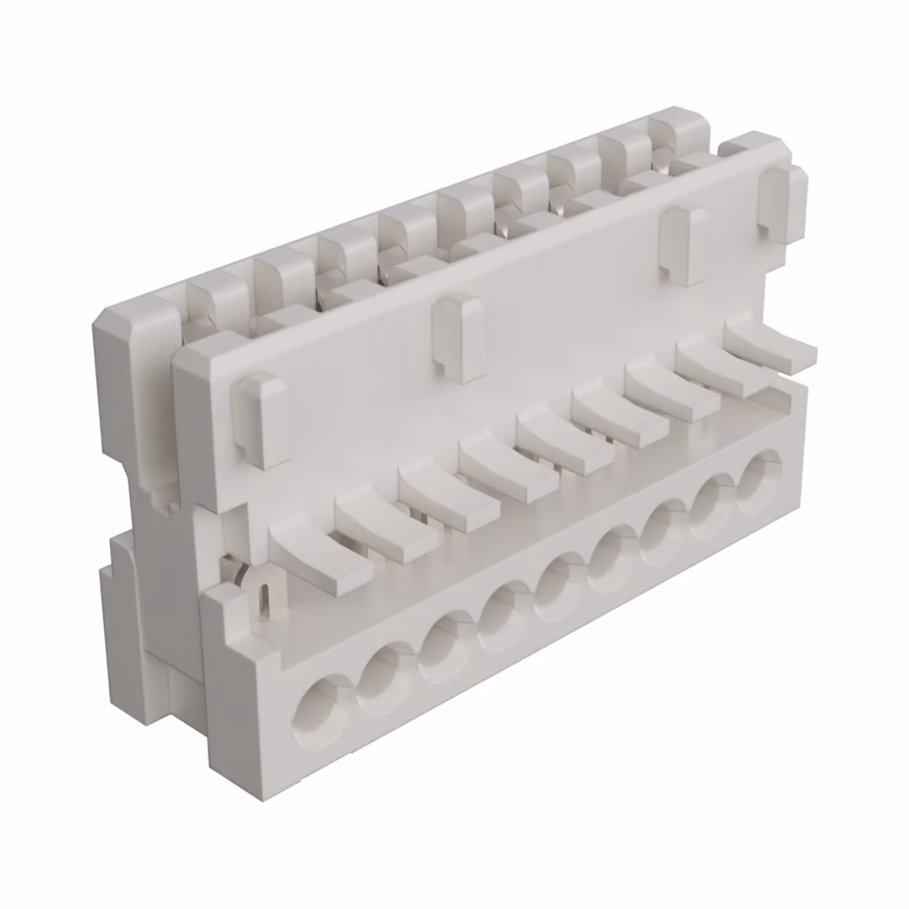 5.00mm Appli-Mate RAST 2.5 IDT Housing, Direct/Indirect, Female, 5 Circuits, Position Keys B, C, G, H & I Removed, Green Color Stripe