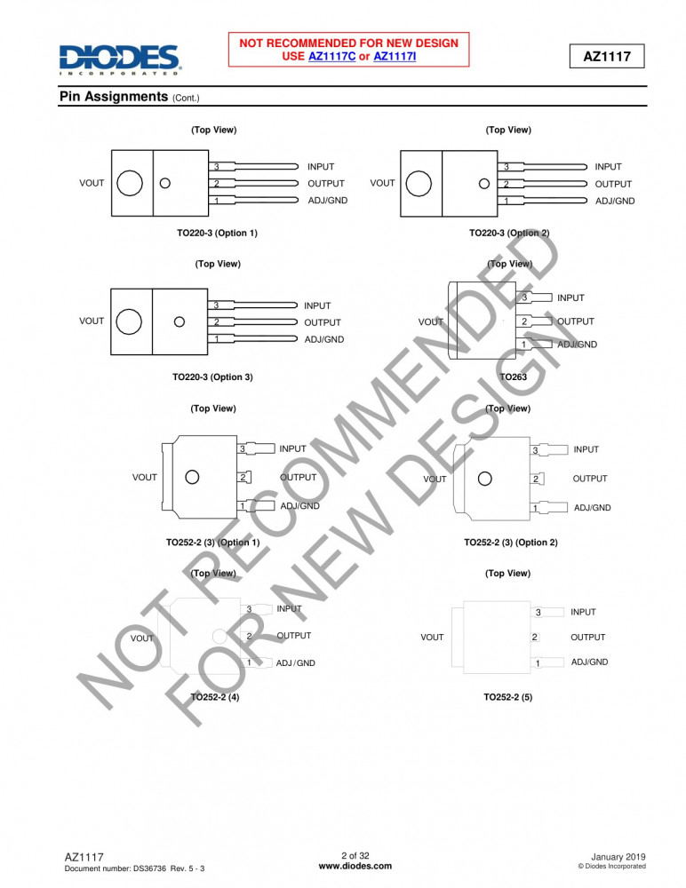 AZ1117 datasheet page 2