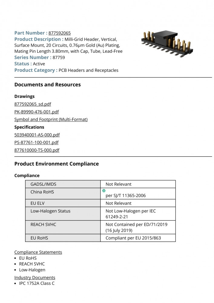 877592065 technical document page 1