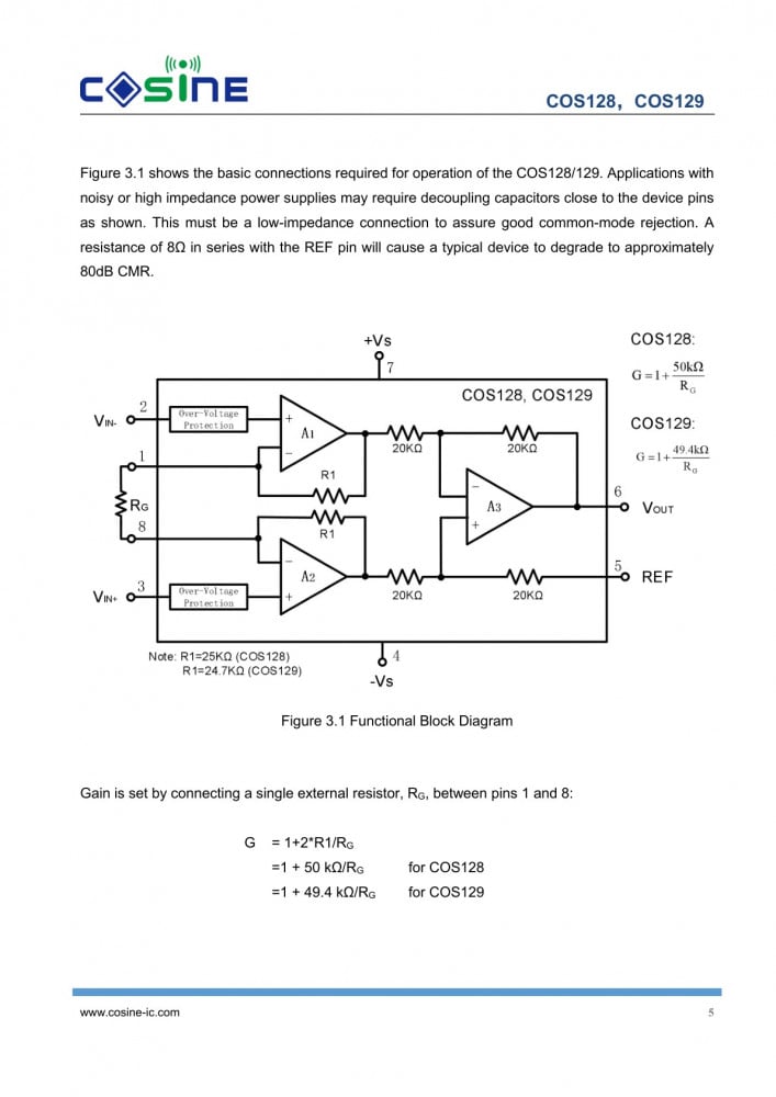 COS128C datasheet page 5