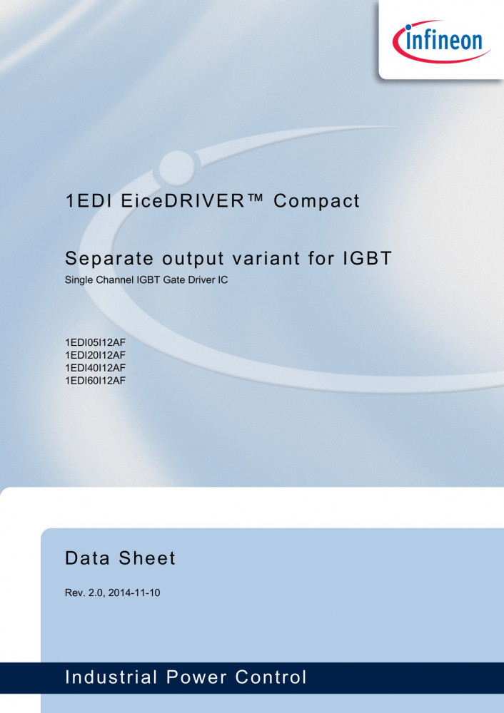1EDI40I12AF datasheet page 1