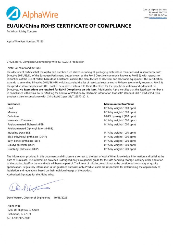 Alpha Wire 77123 document page 8
