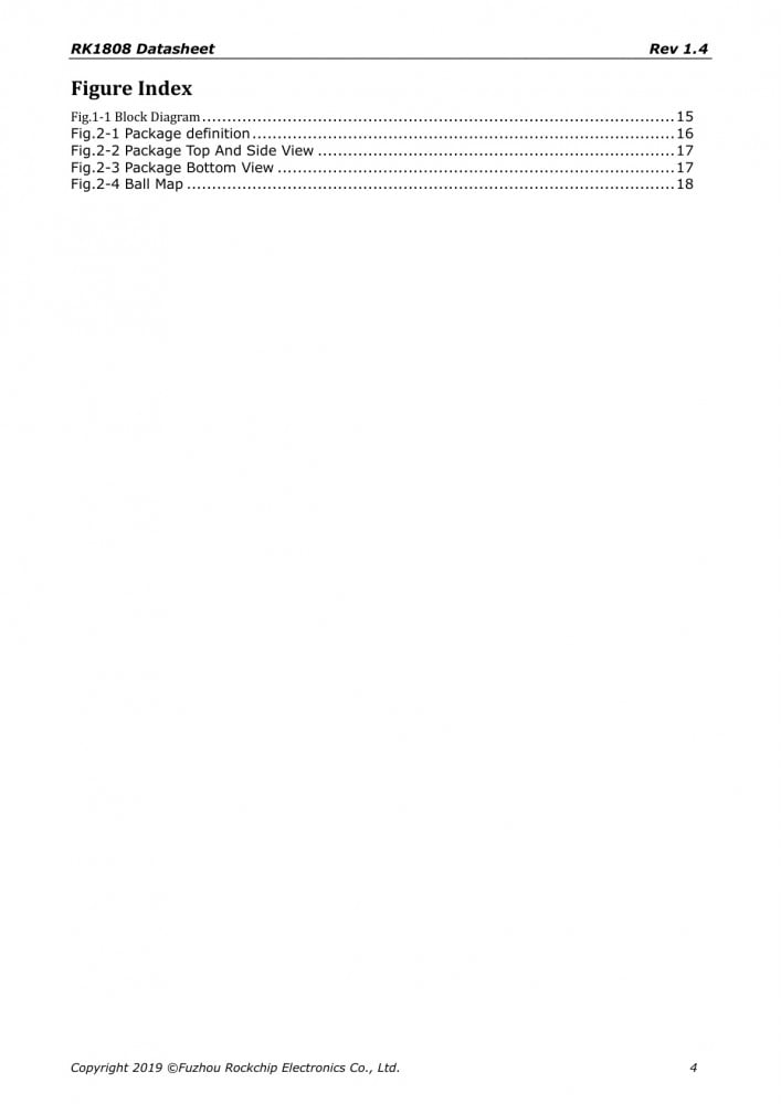 RK1808 datasheet page 4