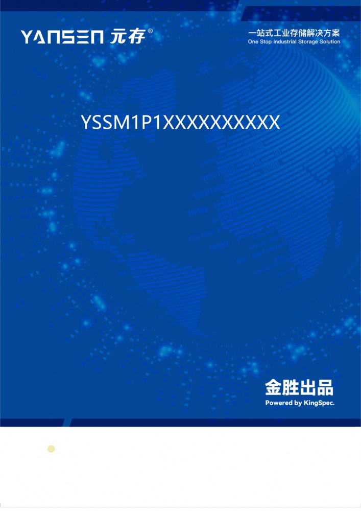 YSSM1P1 product document page 1