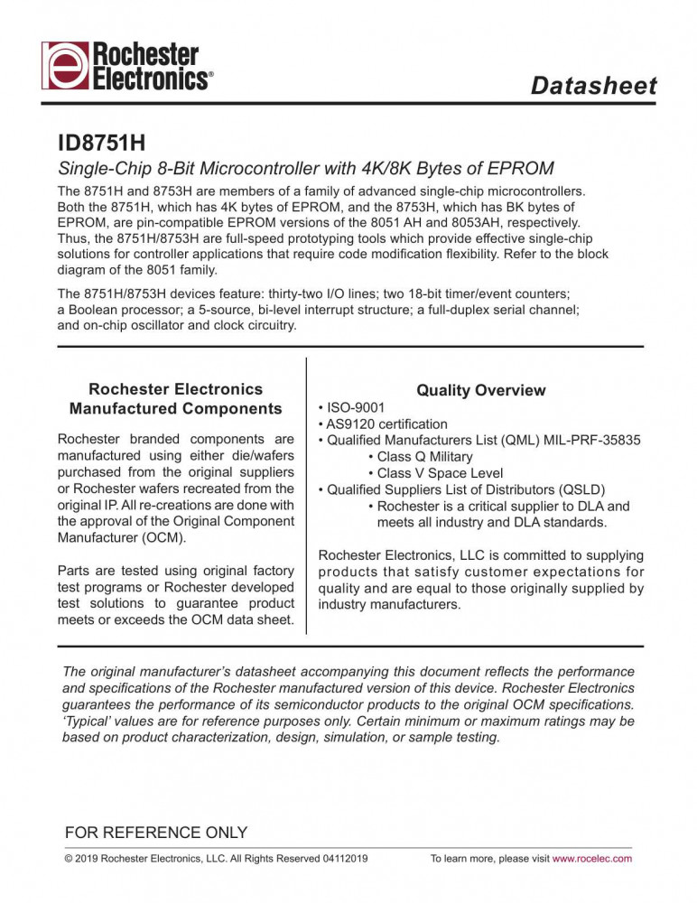 D8751H technical document page 1