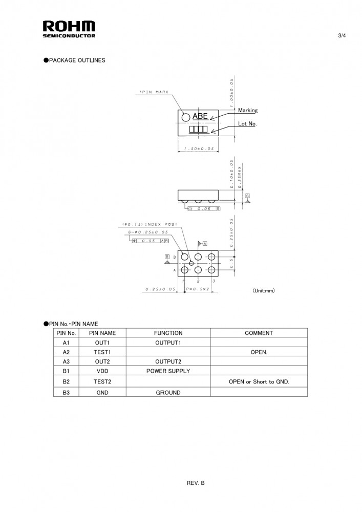BU52742GUL-E2 datasheet page 3