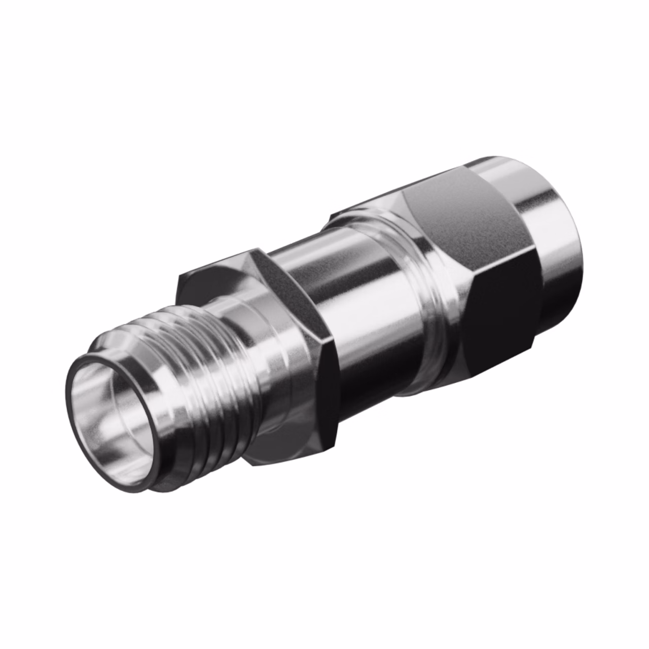 SMA Attenuator, Plug to Jack, Straight, 18 GHz, 2 Watt, 10 dB, with Hex for sale