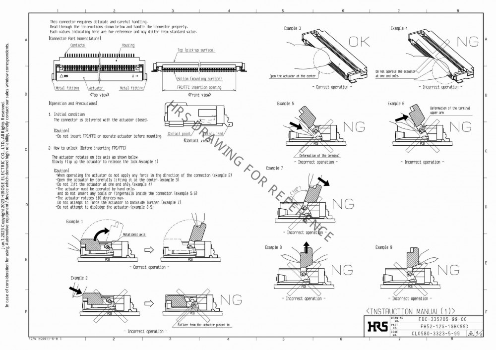 FH52-12S-1SH(99) technical document page 4