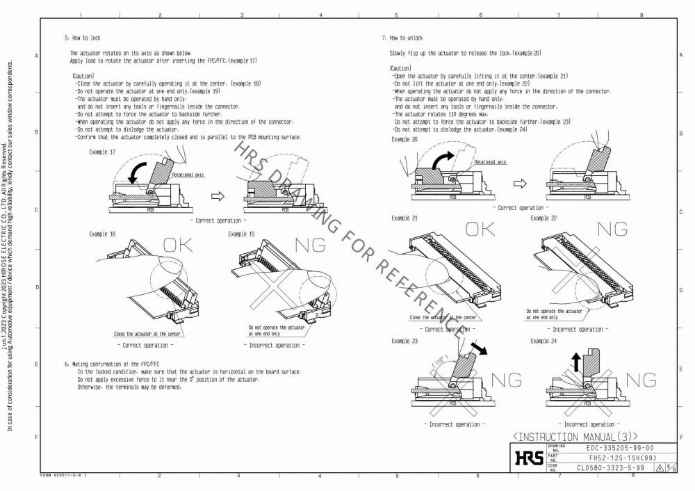 FH52-12S-1SH(99) technical document page 6