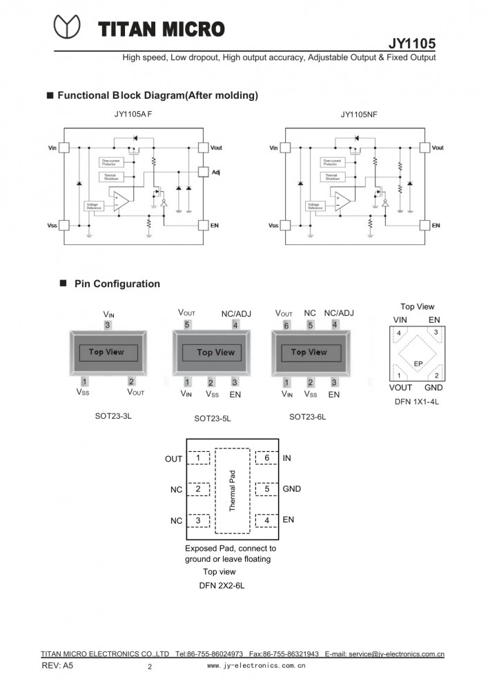 JY1105 datasheet page 2