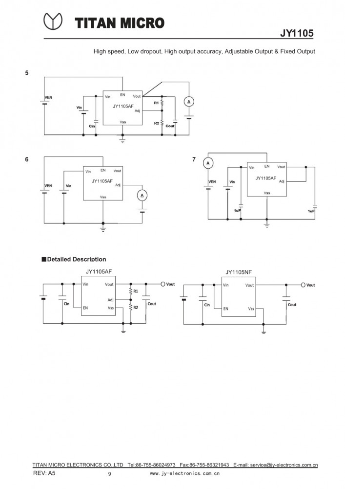 JY1105 datasheet page 9