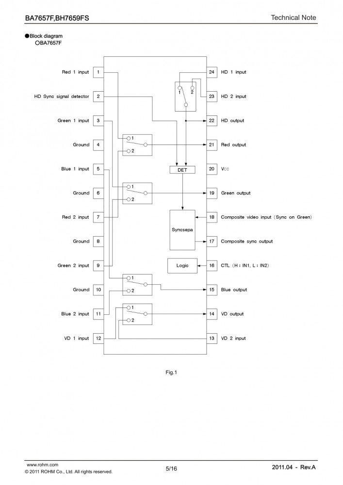 BA7657F-E2 datasheet page 5
