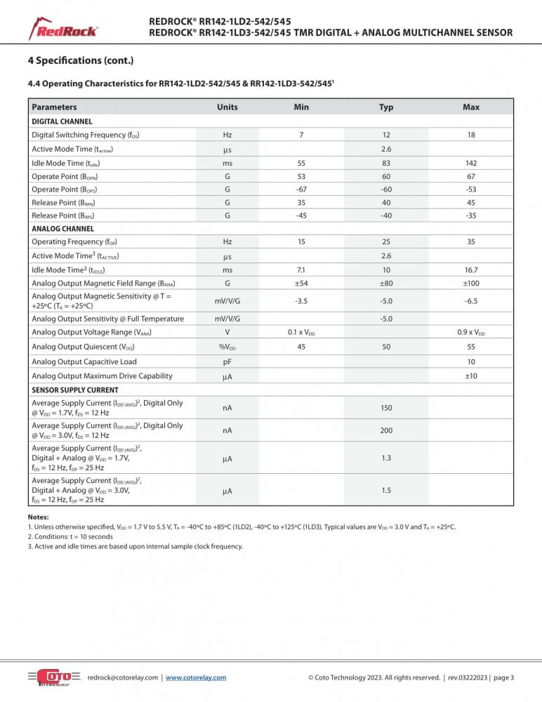 RR142 datasheet page 3