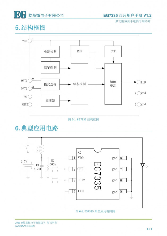 EG7335B user manual page 5