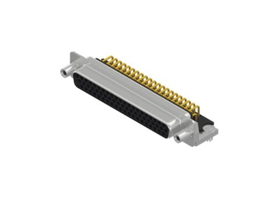 D-SUB High Density • 62-pos. • Socket • Solder pin angled • Metal bracket • Quality class 3 • UNC 4-40 for sale