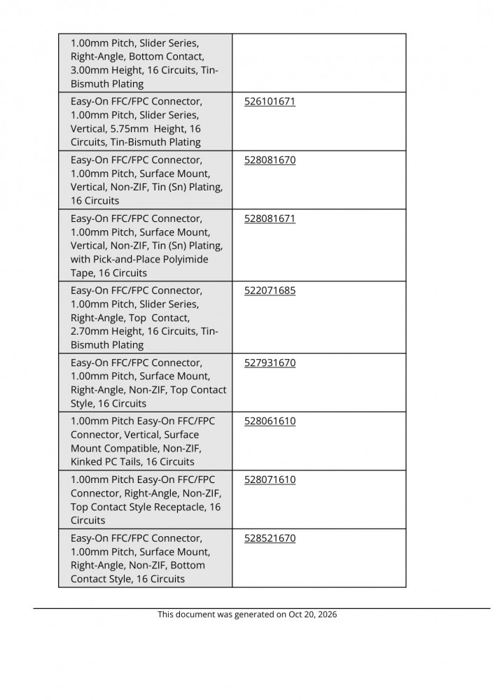 MOLEX 151670323 technical document image 3