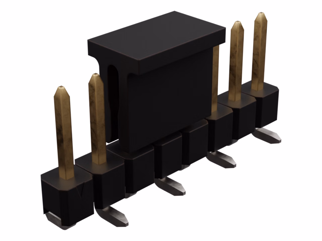 C-Grid / SL Header, Surface Mount, Breakaway, Vertical, 8 Circuits, 0.75µm Gold (Au) Plating, Tape and Reel Packaging with Cap, Lead-Free for sale