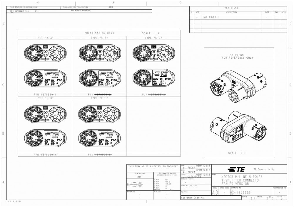 TE Connectivity 1879999-1 drawing page 2