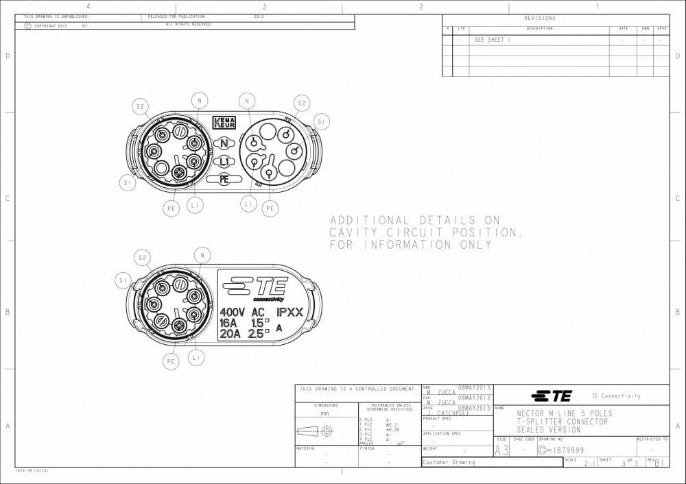 TE Connectivity 1879999-1 drawing page 3