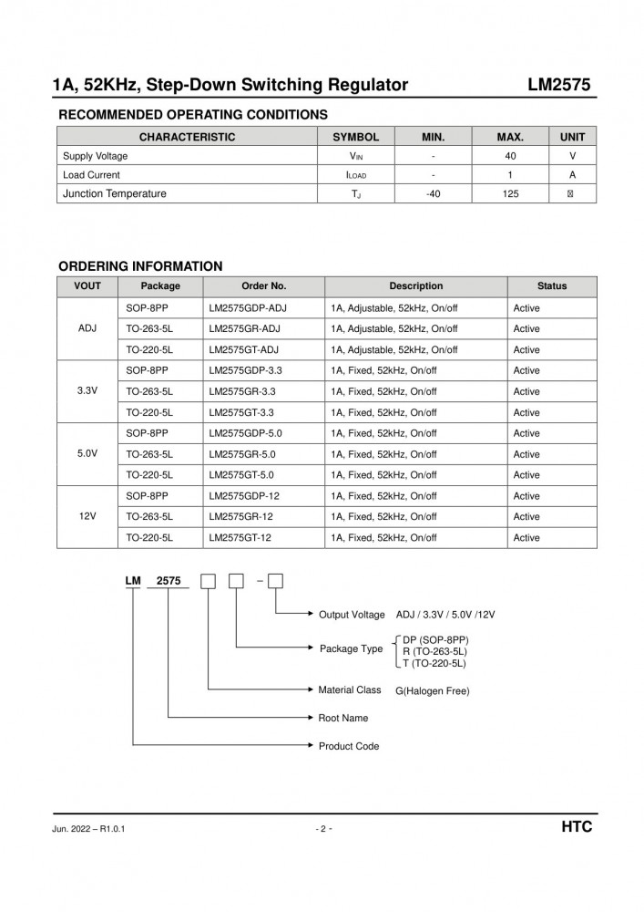LM2575 datasheet page 2