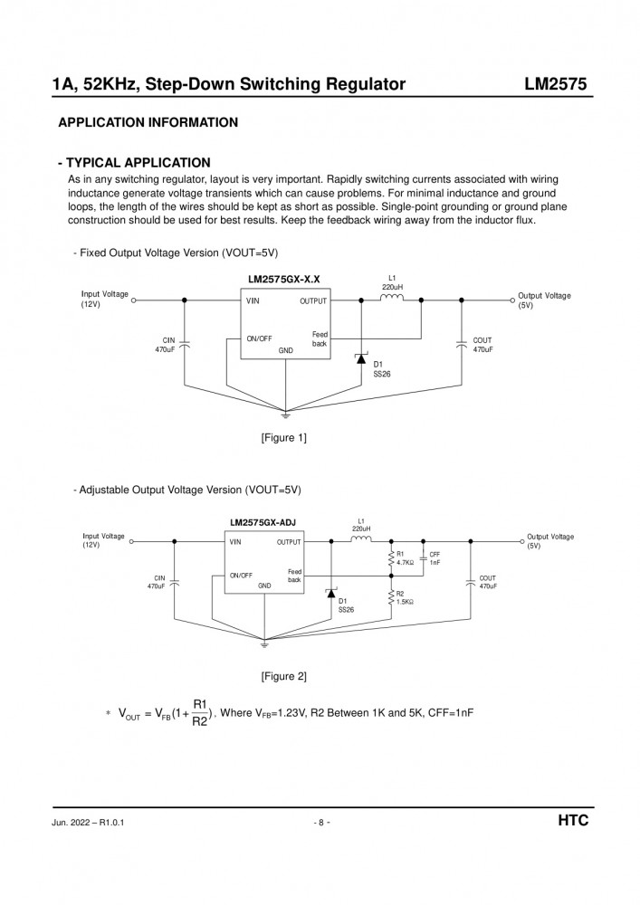 LM2575 datasheet page 8