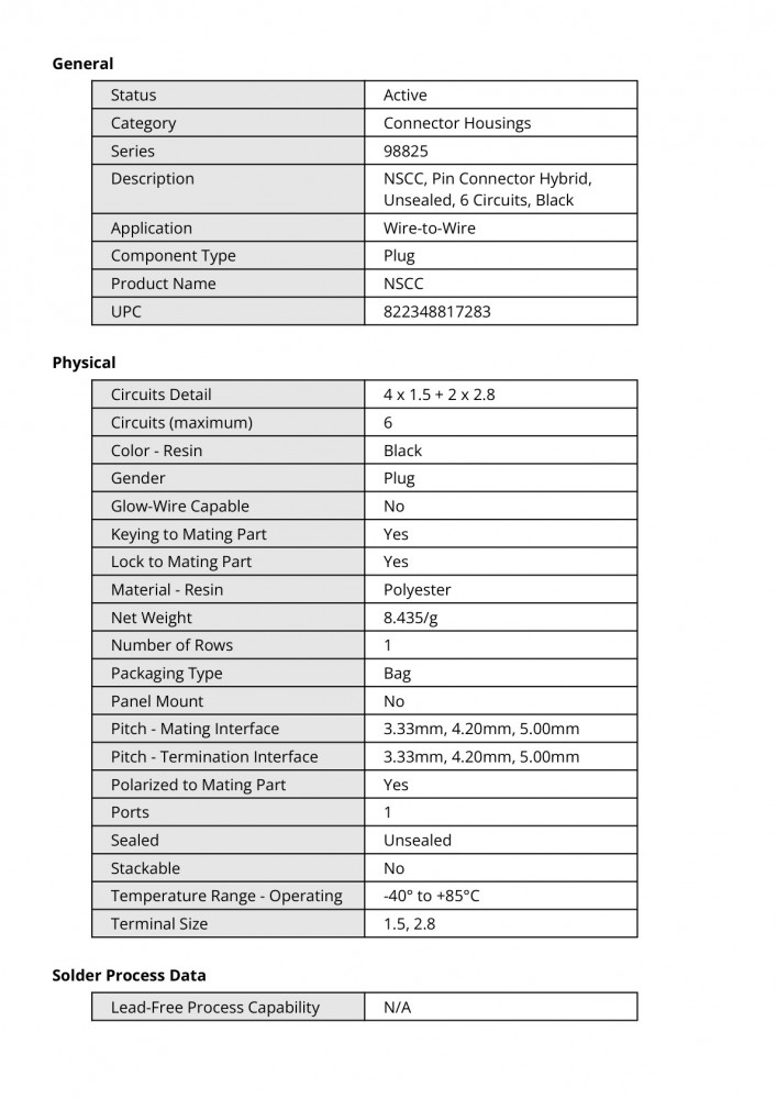 Product document preview, page 2
