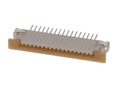 Easy-On FFC/FPC Connector, 1.00mm Pitch, Slider Series, Right-Angle, Bottom Contact, 3.00mm Height, 29 Circuits, Tin-Bismuth Plating