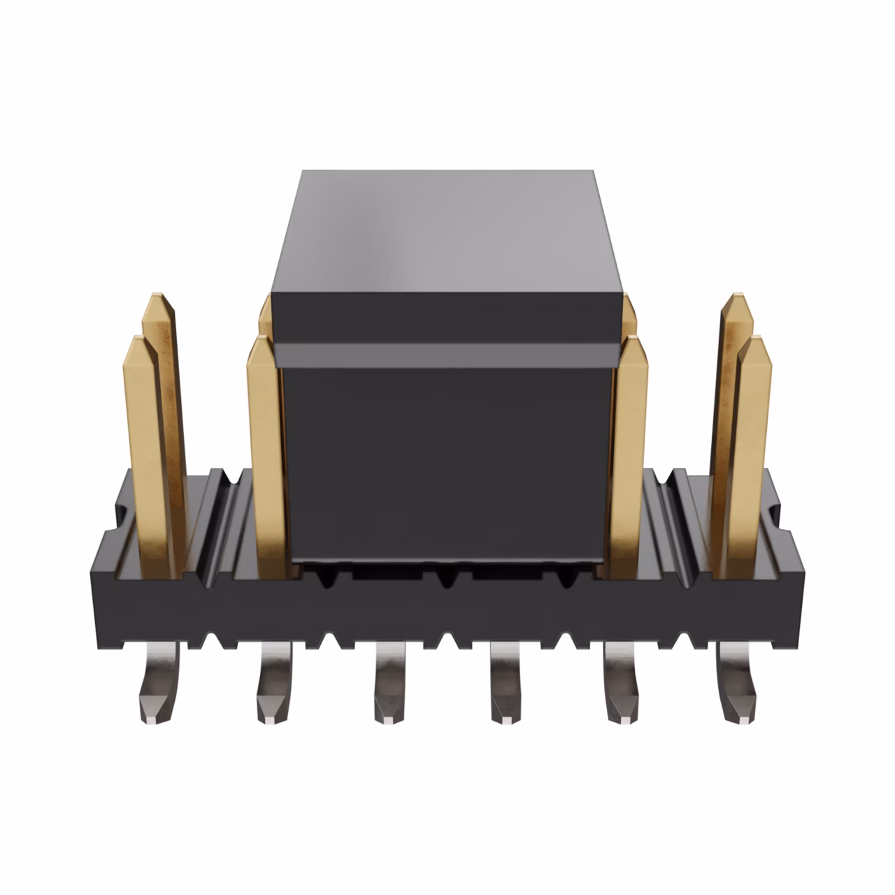 Milli-Grid Header, Vertical, Surface Mount, 12 Circuits, 0.76µm Gold (Au) Plating, Mating Pin Length 3.80mm, with Cap, Tube, Lead-Free for sale