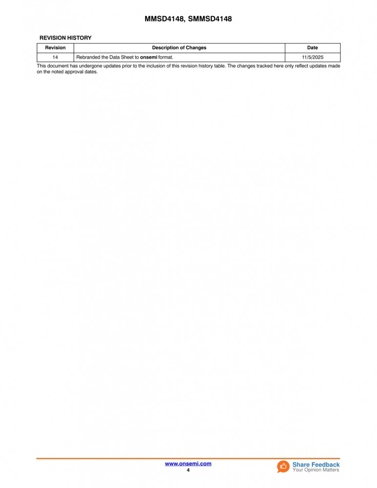 MMSD4148T1G technical document page 4
