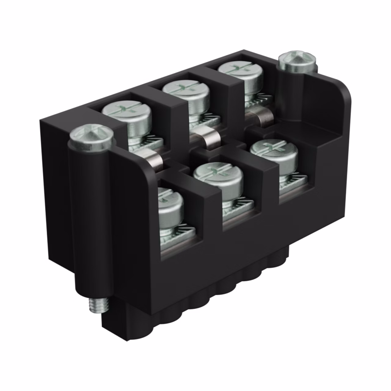 5.08mm Pitch Beau EuroMate Pluggable Terminal Block, Dual Level, 90° Wire Entry, with Retention Screws, 6 Circuits for sale