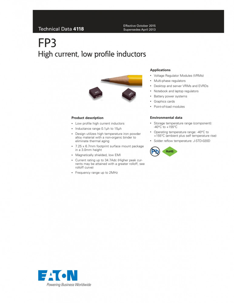 FP3 series product description