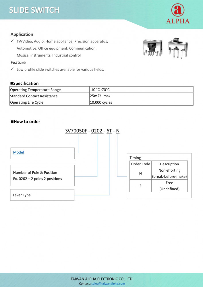 SS71020F technical document, page 1