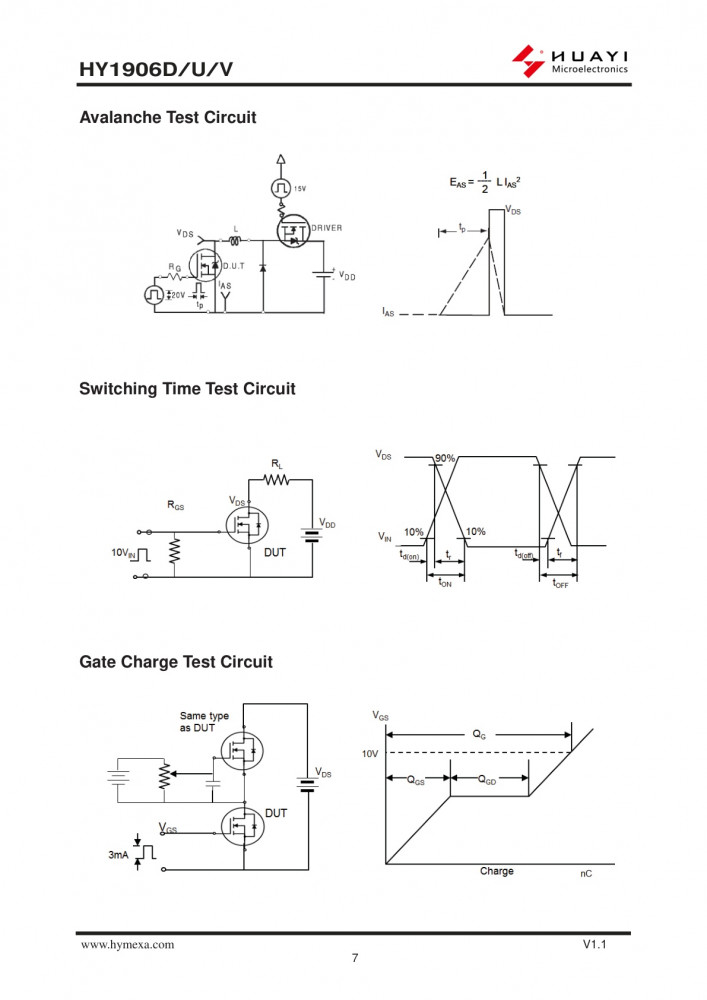 HY1906D datasheet page 7