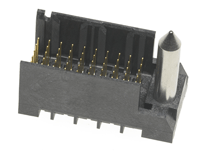 Impact 100 Ohm 2 Pair Vertical Backplane Header, Unguided, Open Endwall, 10 Columns, 60 Circuits, Pin Length 4.90mm, Plated Through Hole Dimension 0.39mm, Lead-Free