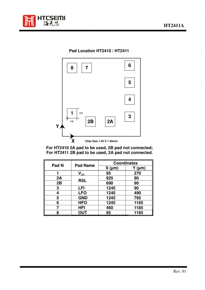 HT2411ARZ datasheet page 5