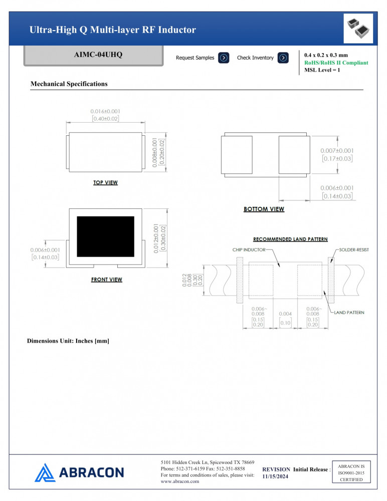 AIMC-04UHQ datasheet page 4