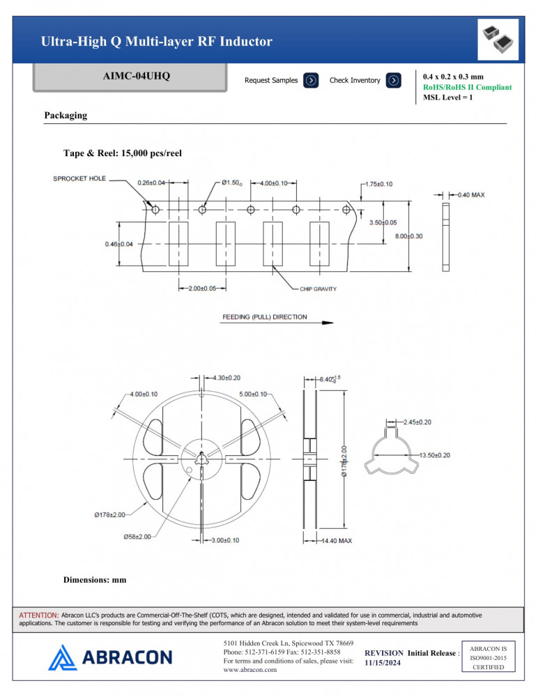 AIMC-04UHQ datasheet page 6