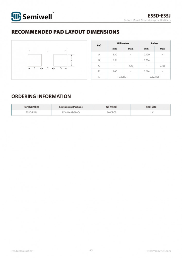 ES5D datasheet page 6