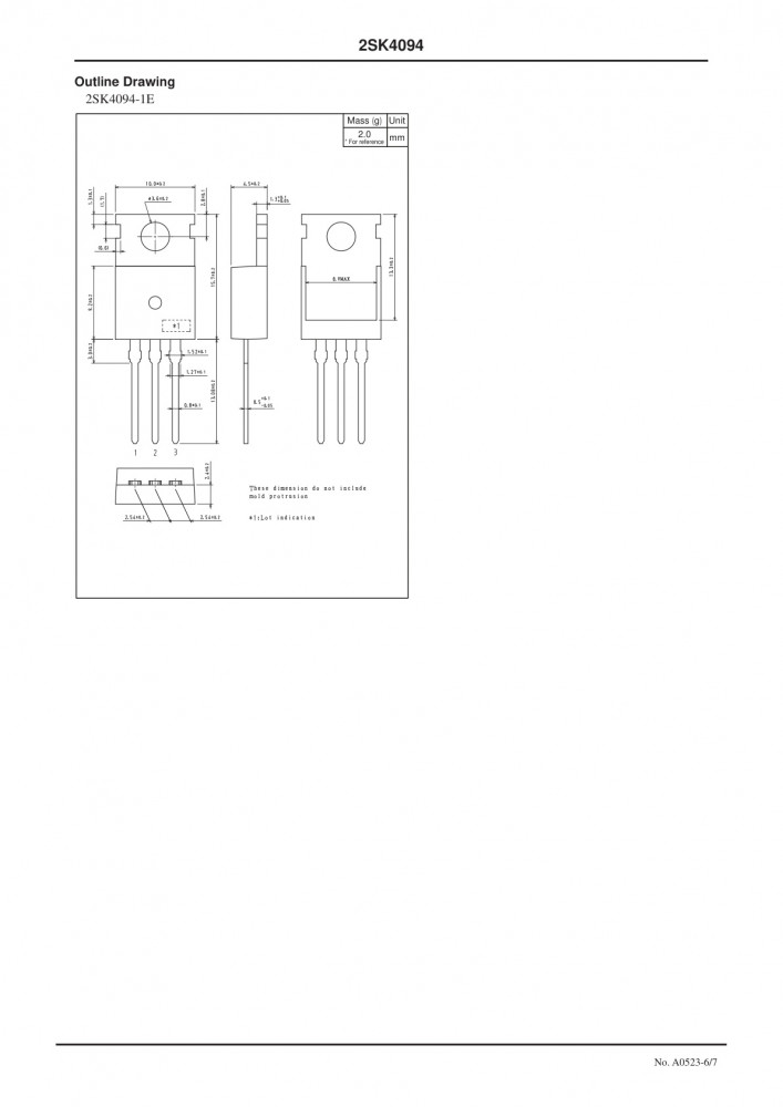 2SK4094 technical document page 6